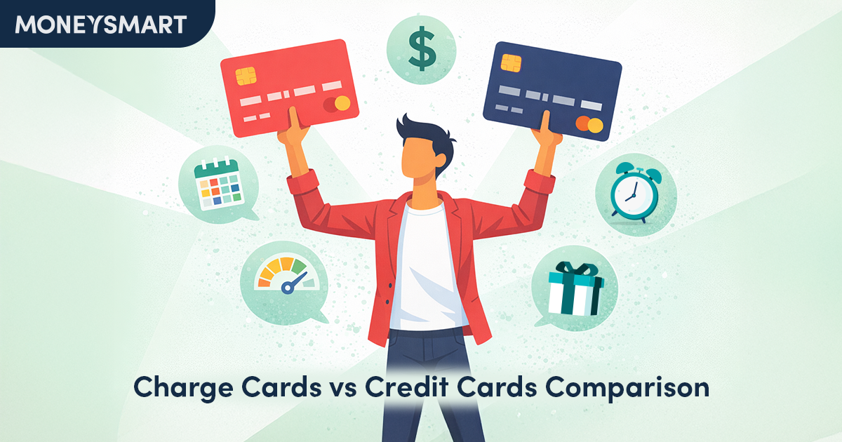 Charge Card vs Credit Card (2026 Guide) | MoneySmart